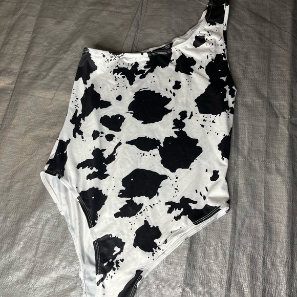 SHEIN | Tops | Cow Print Bodysuit | Poshmark